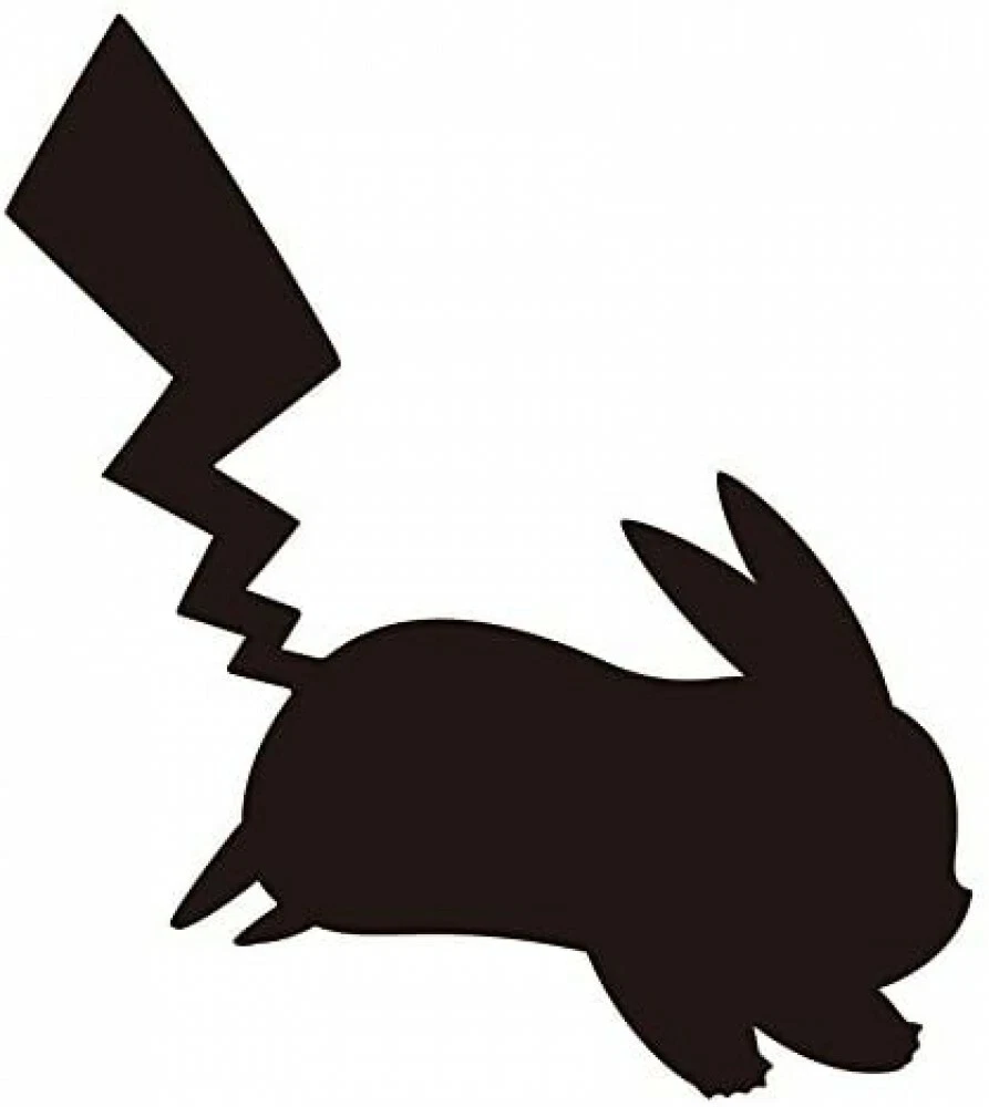 Running Pikachu Silhouette