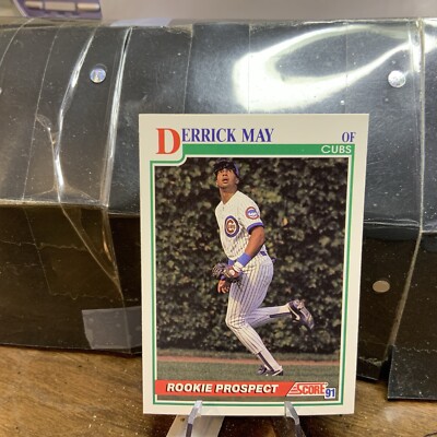 1991 Score Baseball Rookie Prospect #379 Derrick May Chicago Cubs | eBay