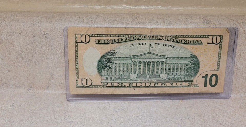 Rare 2017 10 Dollar Federal Reserve Star Note NF 00012548* Note Run ...