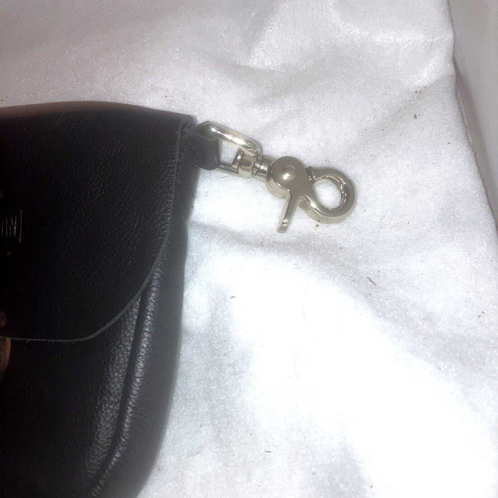 Harley Davidson Leather Embossed Pouch 7 1/4"x6" Hi… - Gem