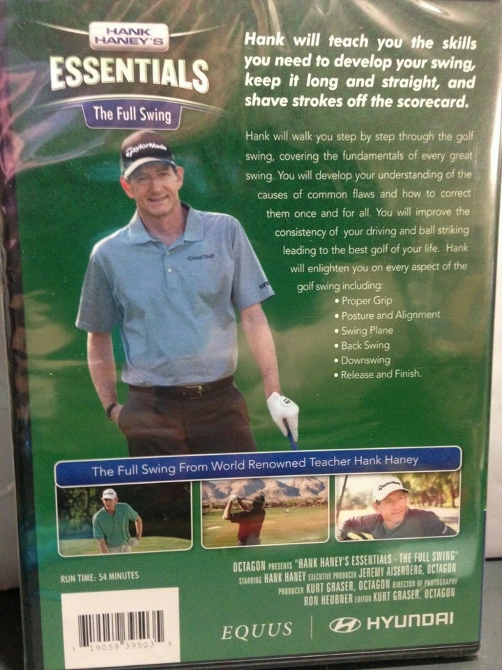 Hank Haney's Essentials - The Full Swing, DVD, 2012, New | eBay