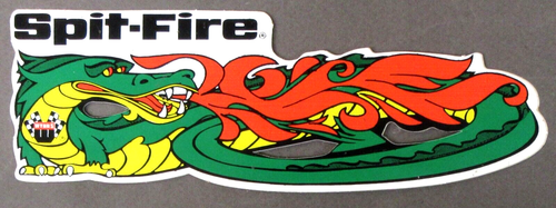 Wynn's SPIT-FIRE 6.5" wide sticker MINT car racing | eBay