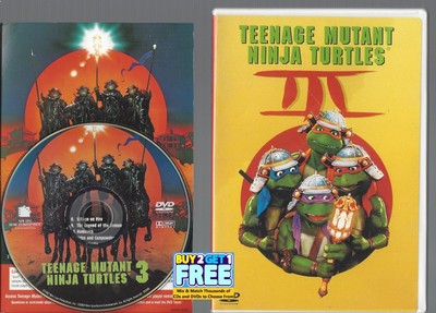 Teenage Mutant Ninja Turtles 3 Dvd Cover