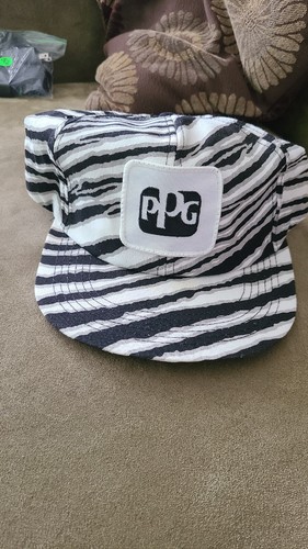 VINTAGE K Brand Hat PPG Patch ZEBRA Snap Back Trucker Cap OSFA Mens USA ...