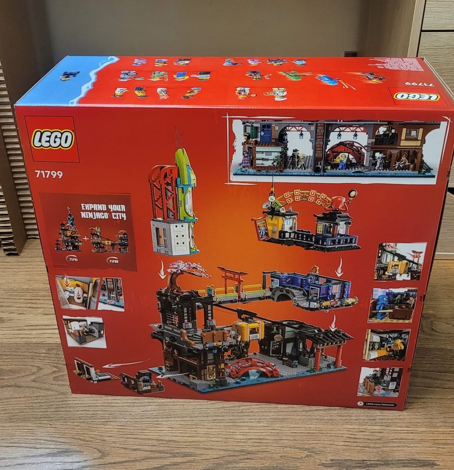 Retiring soon Lego Ninjago City Markets 71799 New Sealed Dragons Rising ...