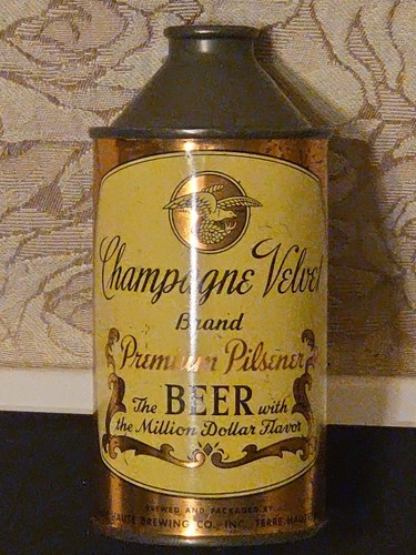 Nice Champagne Velvet Beer Cone Top! | eBay