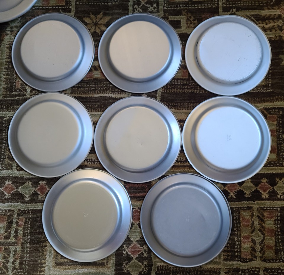 VTG US Army Officer's Field Mess Kit Chest Nearly Complete Military USA ...