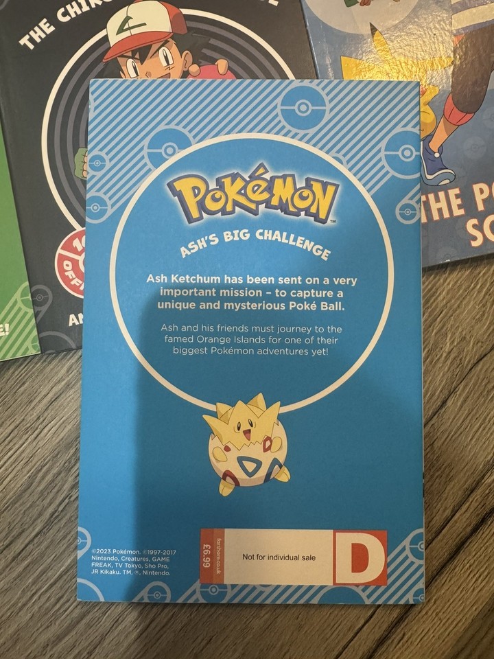 Pokémon Books Bundle X 16 Various Paper Back - Official Pokémon ...
