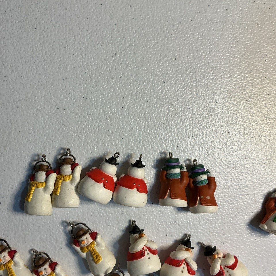 Miniature 2005 Hallmark Keepsake Ornaments Hear Speak See No Humbug ...
