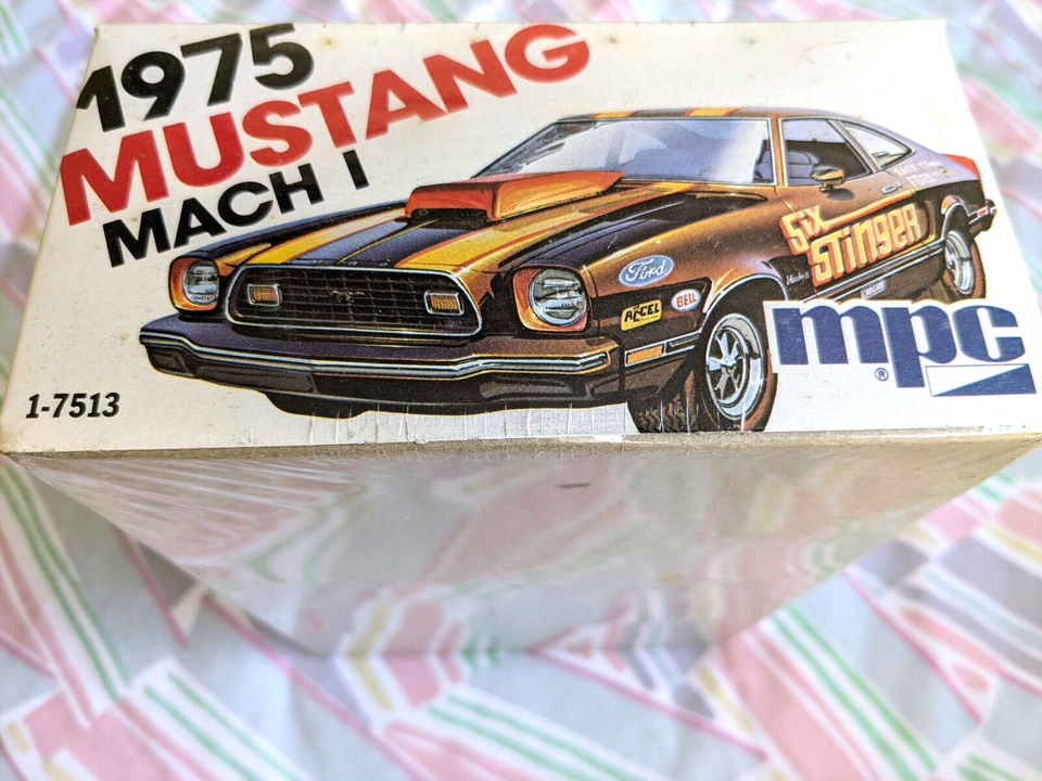 *RARE **FACTORY-SEALED *ORIGINAL VINTAGE MPC 1975 MUSTANG MACH I KIT ...
