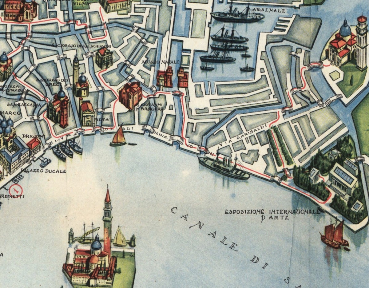 Printable Map Of Venice Italy