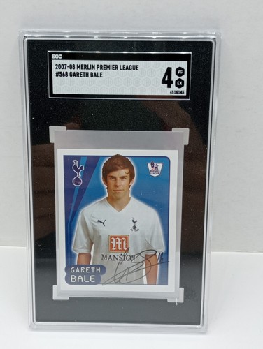 2007 Merlin Premier League #568 Gareth Bale Rookie Sticker RC SGC 4 | eBay