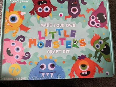 make your own little monsters craft kit brand new | eBay