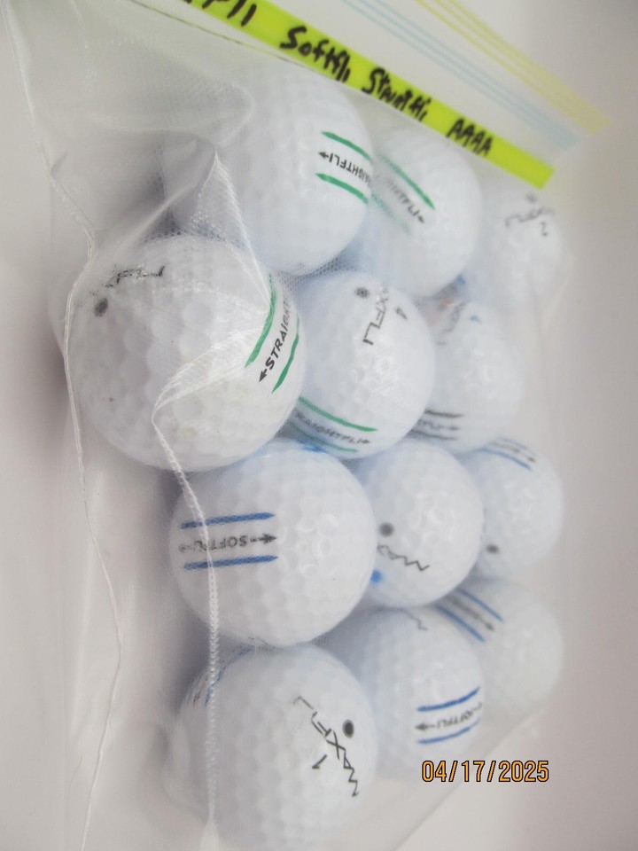 Maxfli Softfli, White Golf Balls Graded AAAAA very good balls Best for ...