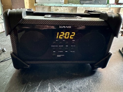 iCraig CMB3228 Alarm Clock Radio With Docking Station For iPod Or ...