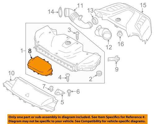 BMW OEM 14-19 X5,X6 Engine Air Intake-Filter Element 13717638566 | eBay