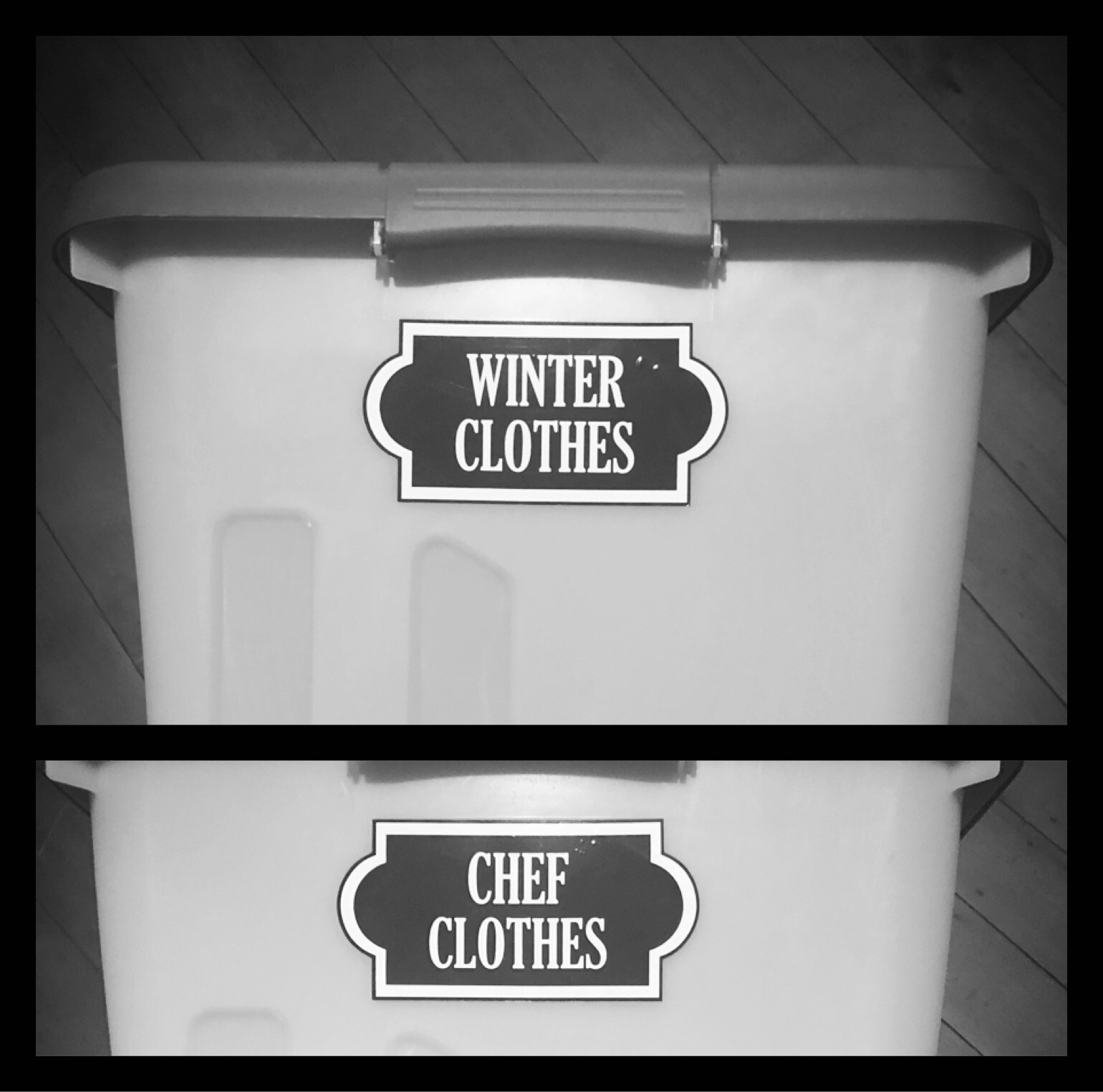 Plastic Storage Container Labels 140x70mm | eBay Australia