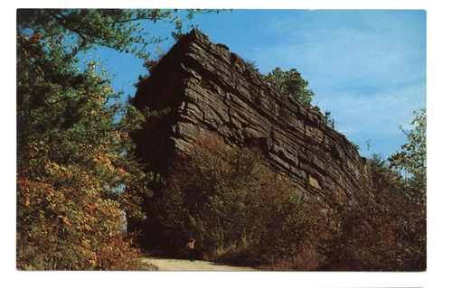 Rebel Rock Formation Pine Mountain Harlan Cumberland Kentucky Postcard ...