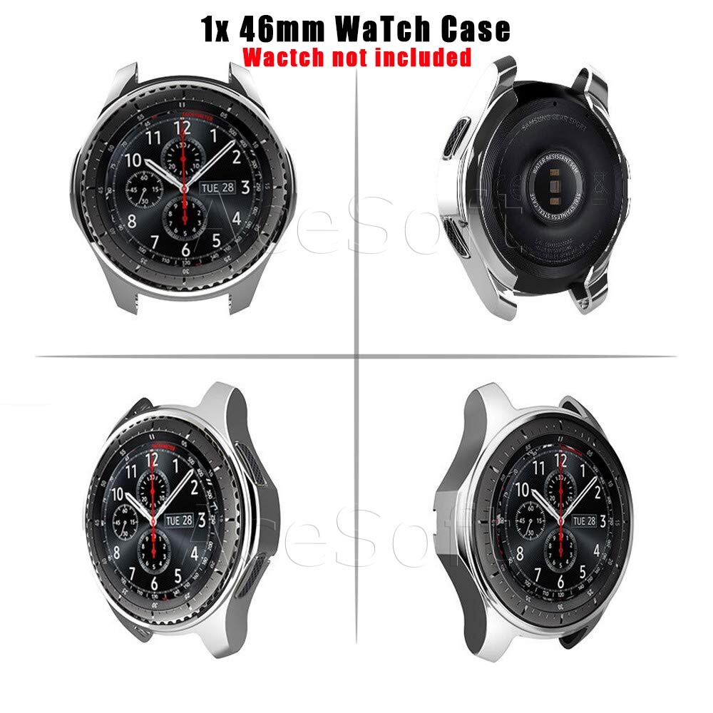 Wear-Resisting 46mm Watch Case Protector Cover f Samsung Gear S3 ...