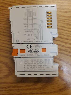 Beckhoff EL3058 PLC Module EL 3058 Tested and working | eBay
