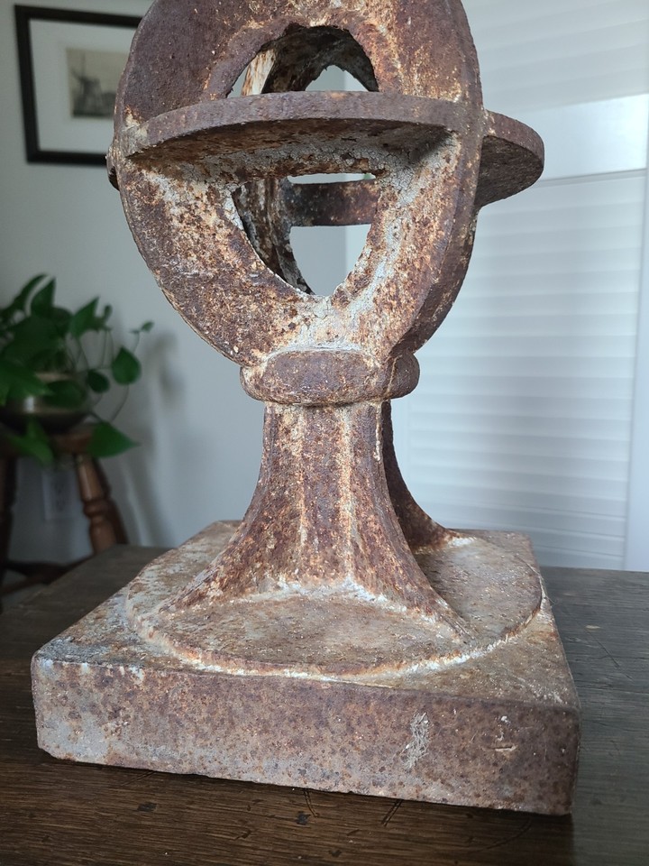 Antique English Cast Iron Railroad Signal Finial Architectural Salvage ...