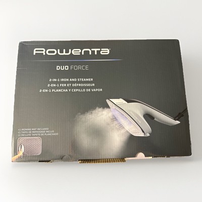 Rowenta, 2 in 1 Duo Force Iron and Steam Iron, 1700W Steam Iron, Ultra ...