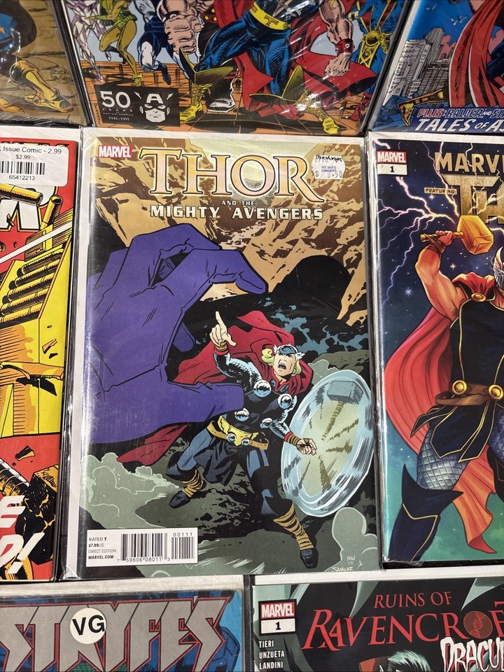 20 Marvel Comics Silver Bronze Age Comic Book Lot Of 20, Thor 1st 1 ...