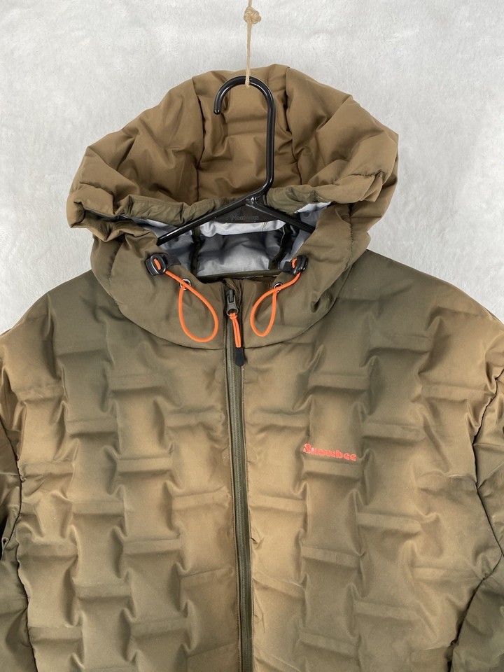 Snowbee Jacket Men's XL Brown Nivalis 700 Fill Down Puffer Full Zip ...