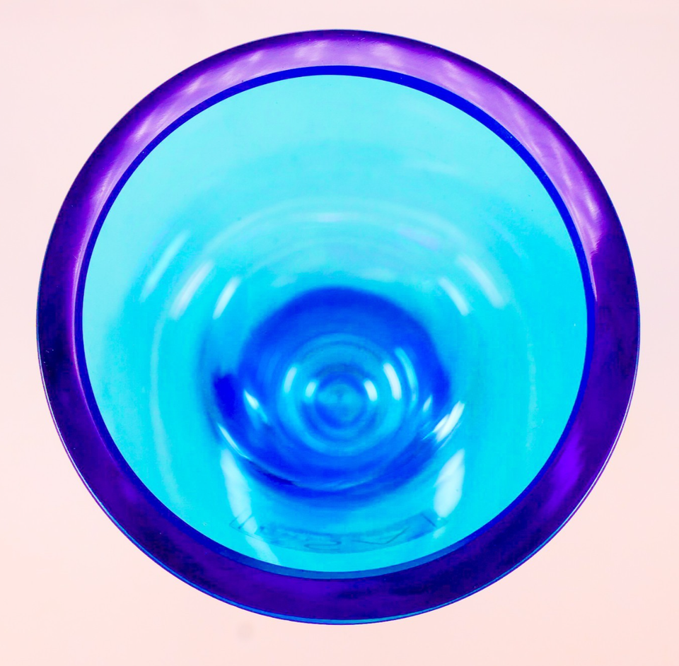 LSA International Hand Blown Aqua Blue Cylinder Glass Vase 8.75" Made ...