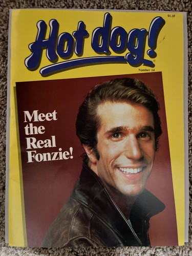 Hot Dog Magazine Number 14 Meet The Real Fonzie ! Scholastic 1982 ...