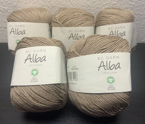 (Lot of 5) BC Garn Alba Organic Cotton Yarn, 14 Camel | eBay