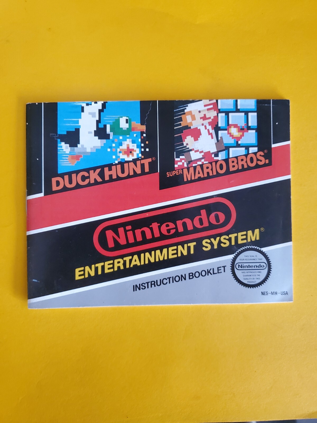 Super Mario Bros & Duck Hunt Nintendo NES Instruction Manual Booklet ...