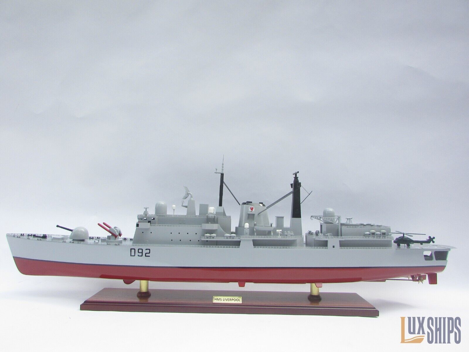 HMS LIVERPOOL D92 Type 42 Destroyer Model Ship | eBay