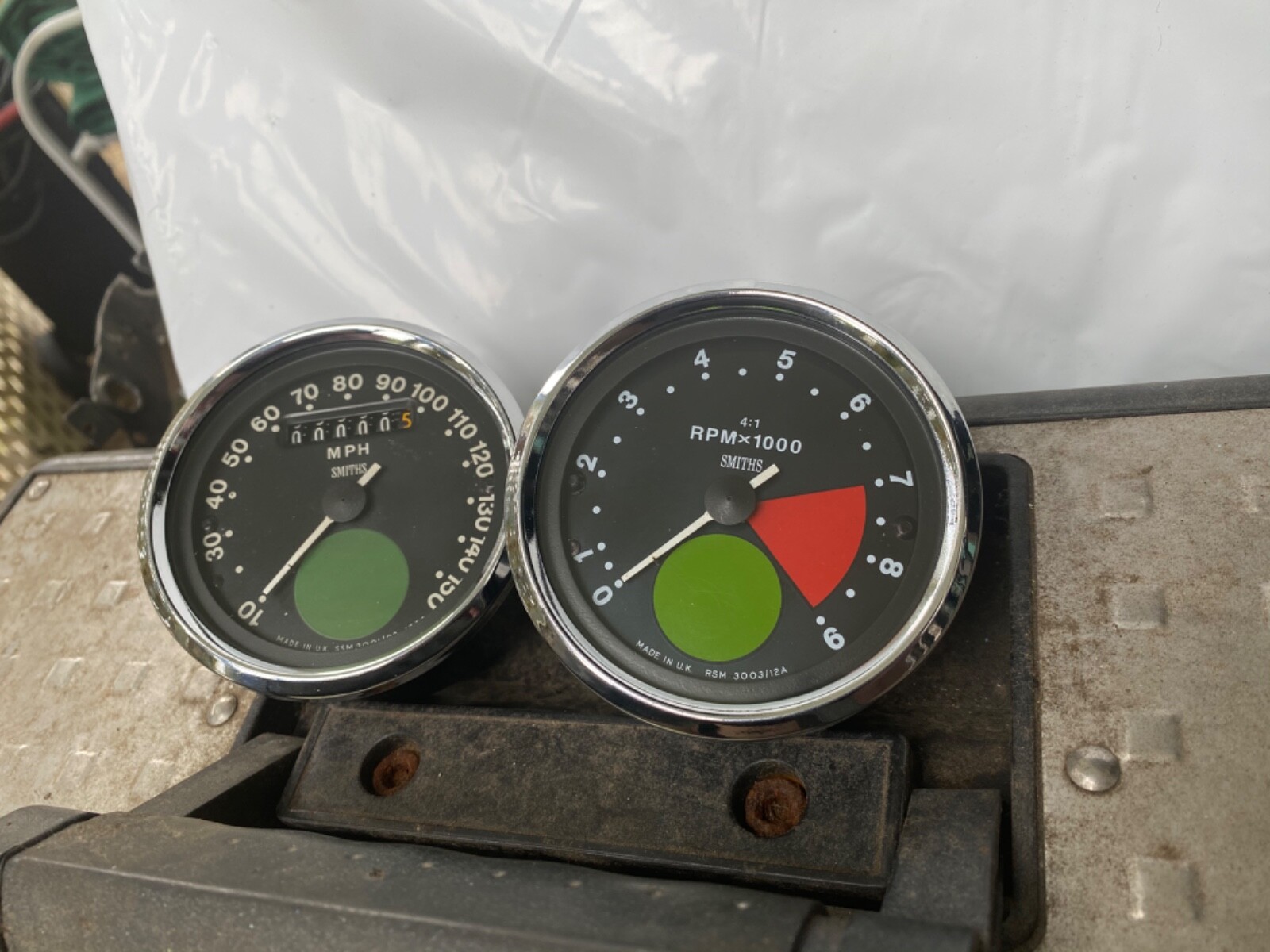 Smiths 1968-1970 Norton Speedometer & Tachometer COMMANDO REBUILT 5 ...