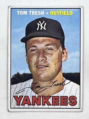 Tom Tresh 1967 Topps #289 Sports MLB New York Yankees Vintage Trading ...