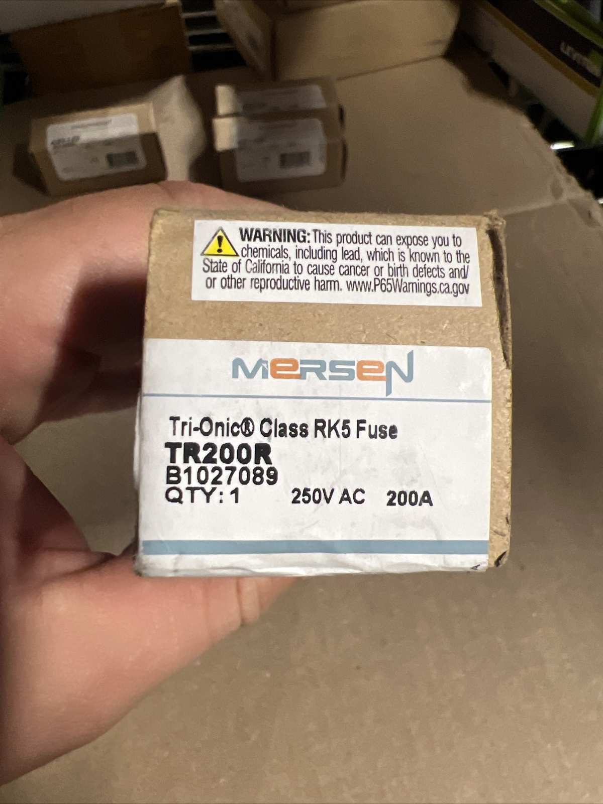 Mersen Shawmut TR200R Time Delay Fuse Class RK5 200 Amps 250VAC/250VDC ...