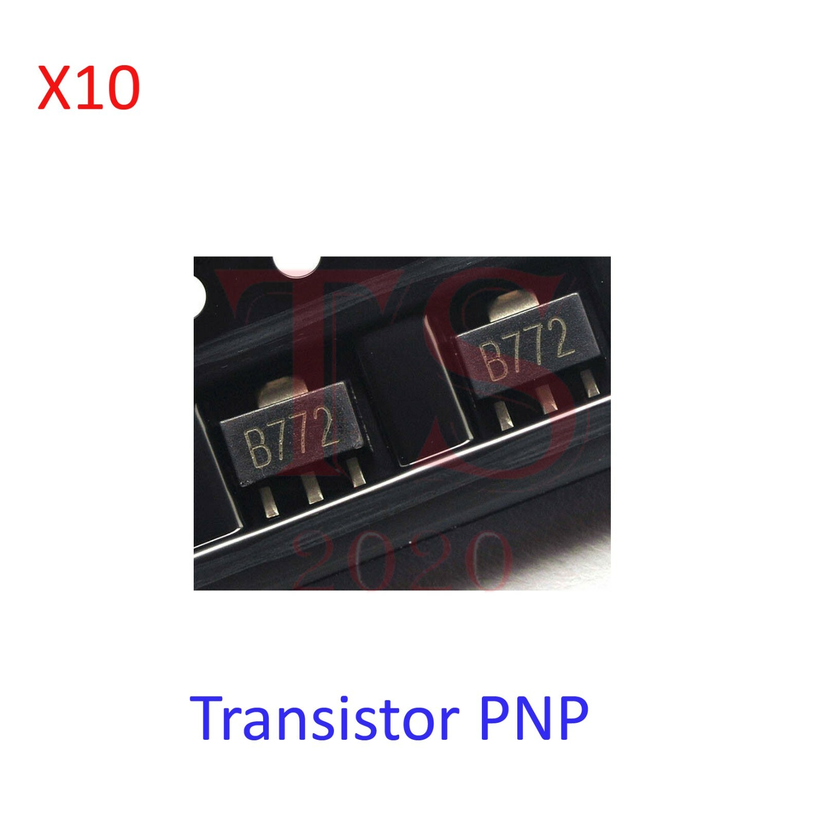 10pcs 2sb772 b772 1.5a/30v pnp sot-89 smd transistor new (((USA))) | eBay