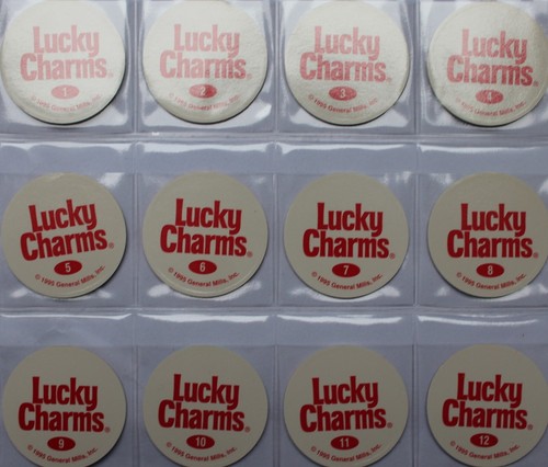 Luky Charms pogs complete set of 1-12 | eBay