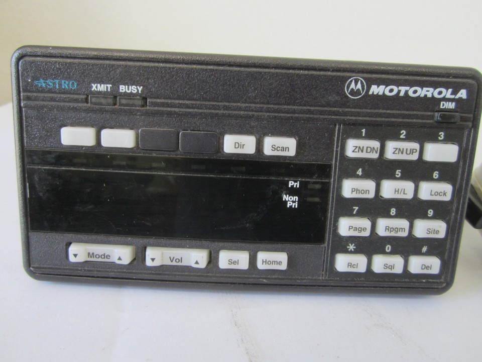 Motorola Radio Astro Spectra Control Head W9 HCN1078 Systems 9000 ...