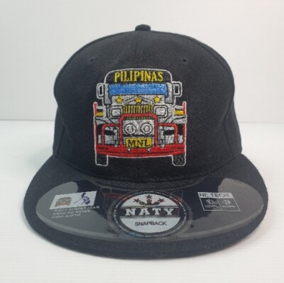 Mens Cap Pilipinas Philippines Jeepney Baseball Hat Black Size 57cm ...