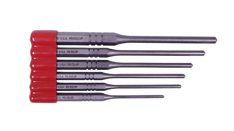 Wilde 6pc Roll Pin Punch Set Spring Punch 1/8" to 5/16 Inch MADE IN USA ...