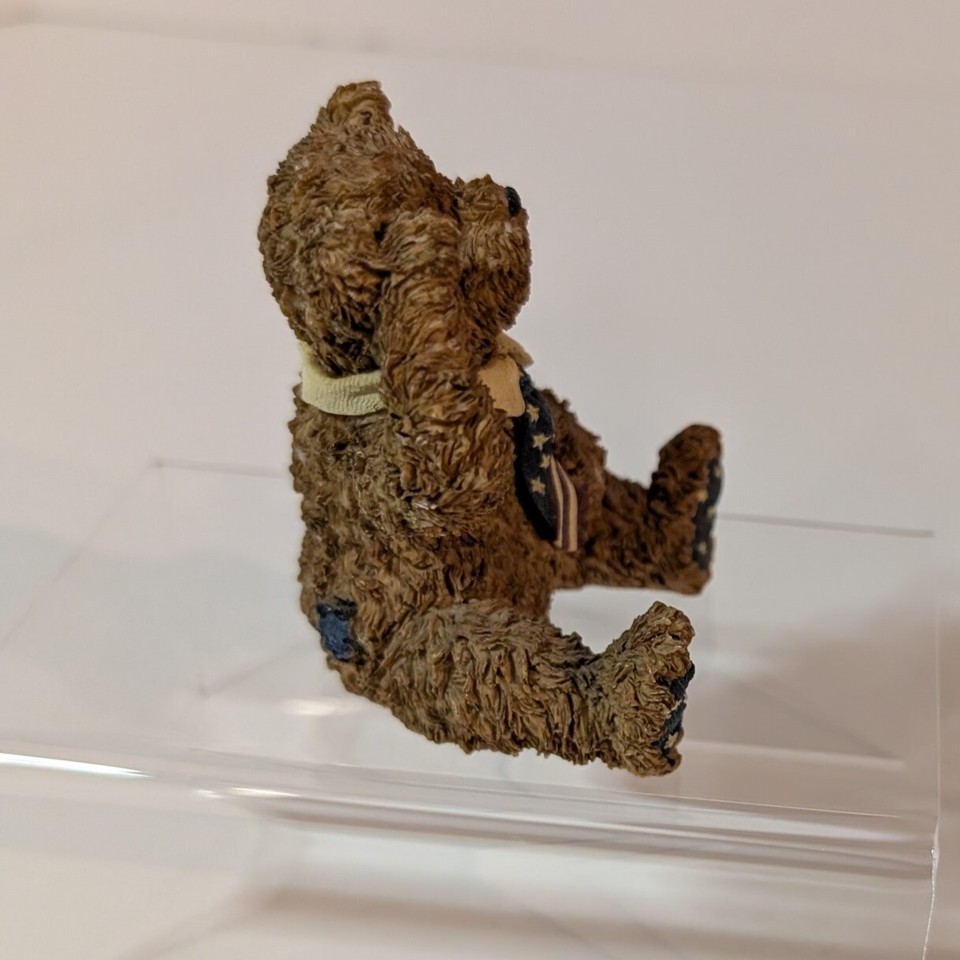 Boyds Bears Bearstone Collection God Bless America, Patriotic 4 Piece ...