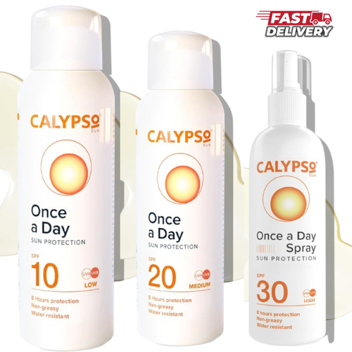 Calypso Once a Day Sun Protection Lotion with SPF 10, 20, 30 200ml ...