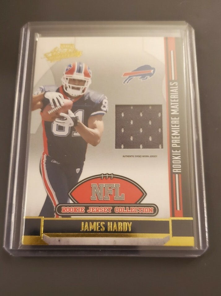 2008 Absolute James Hardy NFL Rookie Premier Jersey Patch SP! BILLS | eBay