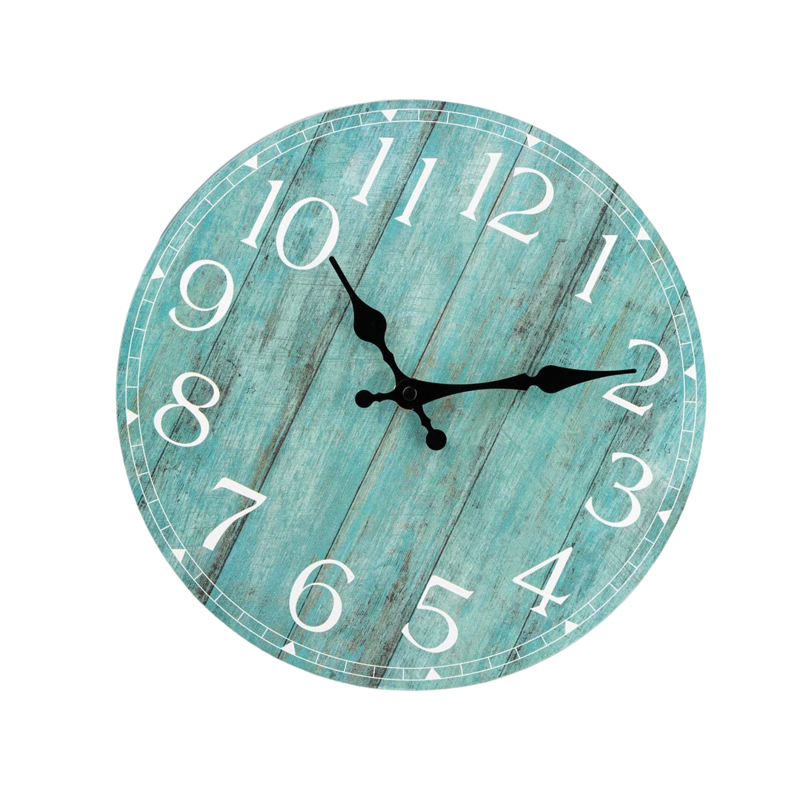 Wall Clock Battery Operated Silent Non-Ticking for Living Room Bedroom ...