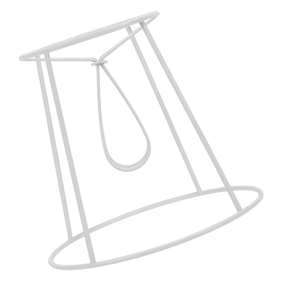 Diy Lamp Shade Frame Wire Lamp Cover E14 Metal Ring Support For Table ...