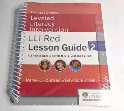 Fountas & Pinnell Leveled Literacy Interv. RED Vol 2 Levels N-O lessons ...