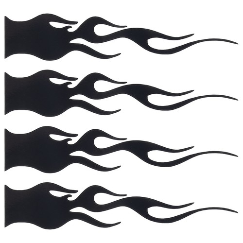 Car Stickers Flame Sticker Car Decoration For Car Racing Laptop ...
