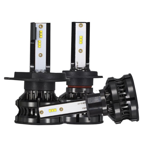 2pcs ZES Chip H4 H7 H11 9005 LED Car Headlight Combo Kit 6500K 16000LM ...