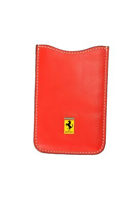 Scuderia Ferrari Red Leather Pouch | eBay